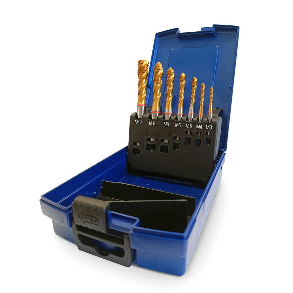 Sada závitníků (slepé otvory) M3-M12, 7 ks - První hanácká BOW